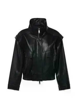 SELF-PORTRAIT Panelled High-neck Jacket