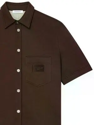 Givenchy Couture Seam Short-sleeve Shirt