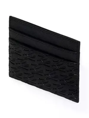 Karl Lagerfeld K/autograph Panel Card Holder - Black