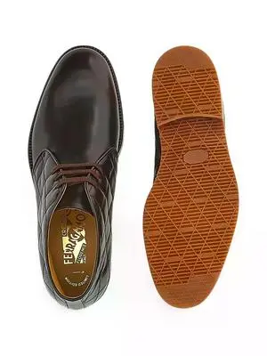 FERRAGAMO Quilted Leather Desert Boots