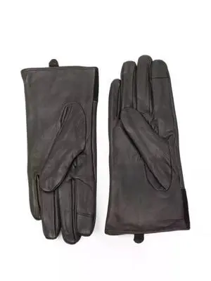 Barbour Corduroy-panel Leather Gloves