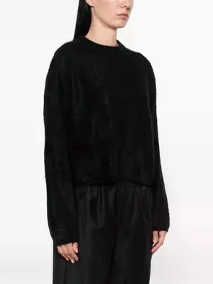 Soft Goat Fuzzy-knit Sweater