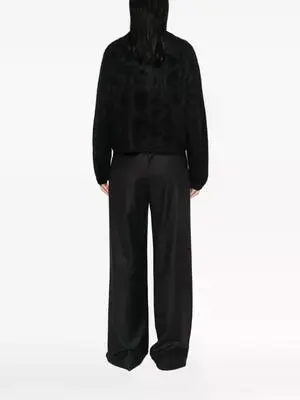 Soft Goat Fuzzy-knit Sweater