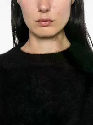 Soft Goat Fuzzy-knit Sweater