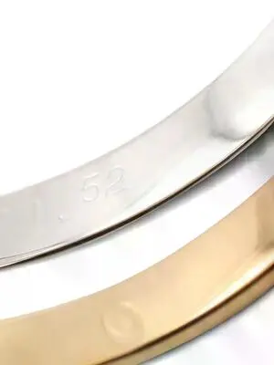 Cartier Two Tone Gold Cut-out Ring