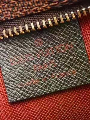 LOUIS VUITTON Damier Ebene Trousee Pochette Handbag