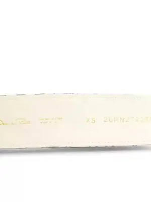 Oscar De La Renta Printed Buckle Belt