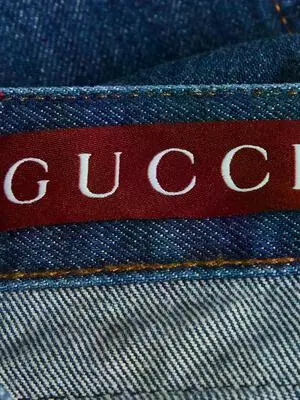 Gucci Straight-leg Cropped Jeans