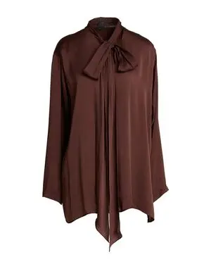 Aspesi Top Chocolate Size Silk