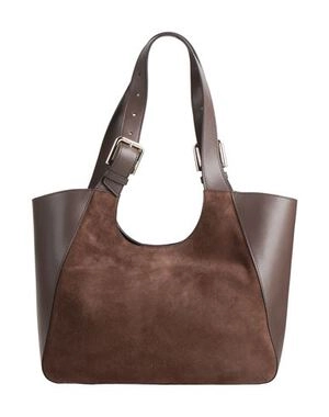 Furla Leather And Suede Shoulder Bag - Brown