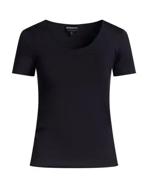 Emporio Armani Viscose Elastane T-shirt - Navy