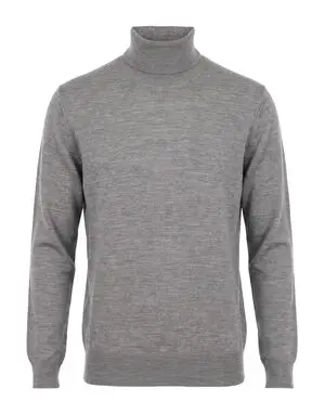 MAISON MARGIELA Turtleneck Size Acrylic, Virgin Wool, Cow Leather