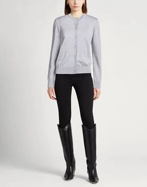 Emporio Armani Virgin Wool Crewneck Cardigan