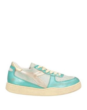 DIADORA Sneakers Turquoise Size Leather - Blue