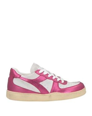 DIADORA Woman Sneakers Turquoise Size 8.5 Leather Pink