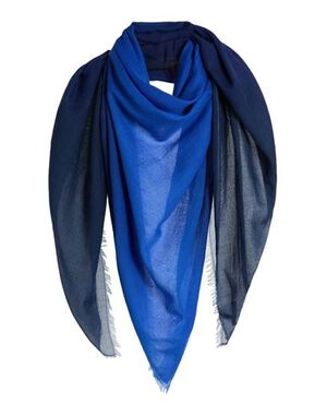 Faliero Sarti Scarf Military Cotton - Blue