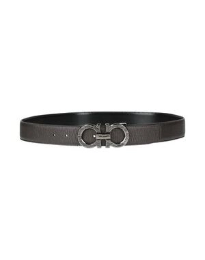 FERRAGAMO Belt Dark Size Calfskin - Brown