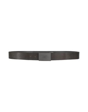 Armani Exchange Belt Charcoal Size Cow Leather - Grey