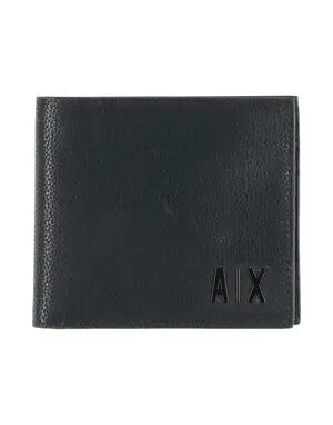 Armani Exchange Wallet Leather Fibre, Polyester, Polyurethane