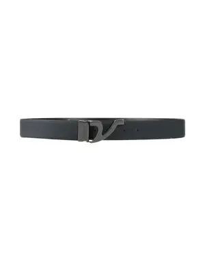 Paul & Shark Belt Midnight Size Cow Leather - Black