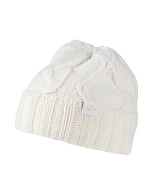 Paul & Shark Virgin Wool Beanie - Ivory