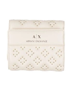 Armani Exchange Wallet Cream Polyester - White