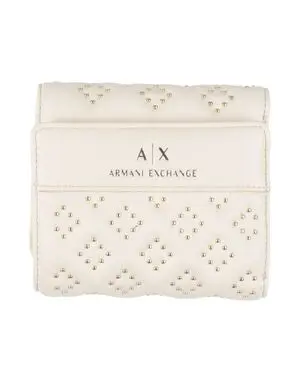 Armani Exchange Wallet Cream Polyester