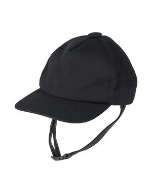 MAISON MARGIELA Hat Burgundy Size Cotton - Black