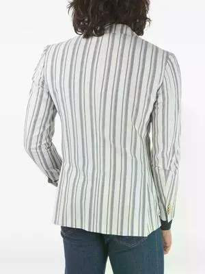 Corneliani Striped Single-breasted Blazer