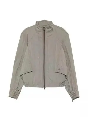 VIVIENNE WESTWOOD Orb-embroidered Zip-up Jacket - Grey