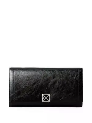Calvin Klein Logo-plaque Bi-fold Wallet - Black