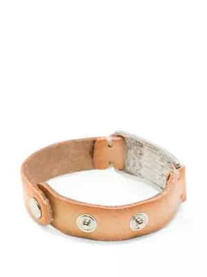 ERALDO Lapis-lazuli-embellished Leather Bracelet
