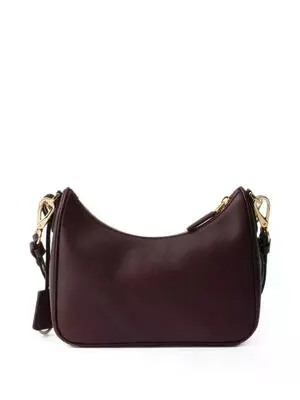 Prada Re-edition Mini Saffiano Leather Bag - Red