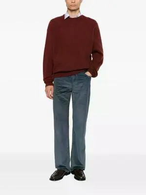 ROBERTO COLLINA Crew-neck Sweater - Red