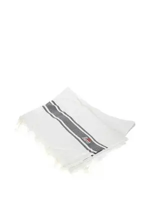 MC2 SAINT BARTH Fouta Fringed-edge Beach Towel