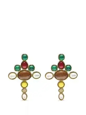 GOOSSENS Lagune Crystal-embellished Earrings - Gold