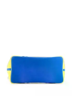 Hermès Pursangle Canvas With Leather Tote Bag