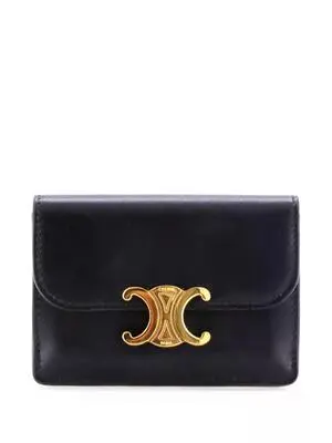 Celine Triomphe Case Leather Card Holder
