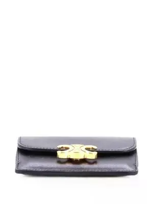 Celine Triomphe Case Leather Card Holder