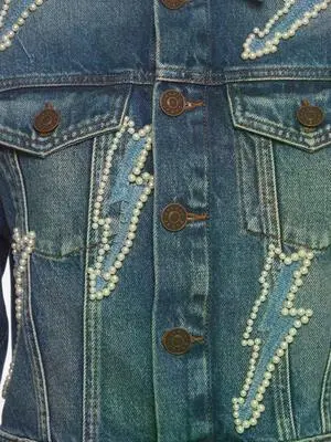 Sandro Embellished Denim Jacket
