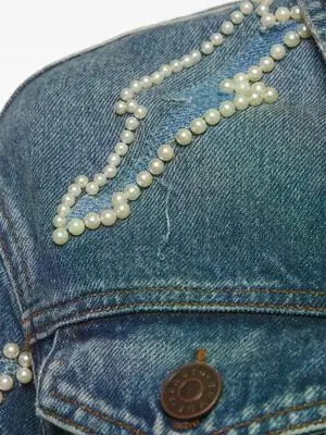 Sandro Embellished Denim Jacket
