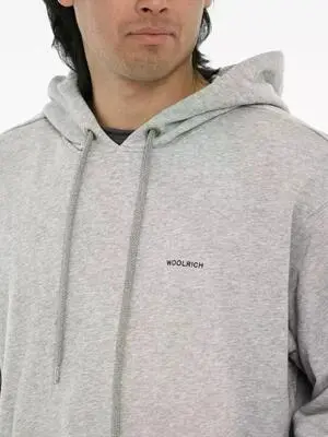 Woolrich Logo-print Graphic-back Hoodie