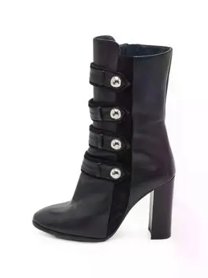 ISABEL MARANT VINTAGE Arnie Button-embellished Boots - Black