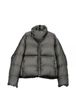 Rick Owens Turtle Funnel-neck Padded Jacket