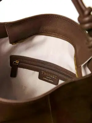 TWINSET Suede Bucket Bag