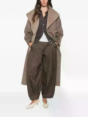 Simkhai Belted Shawl-collar Coat