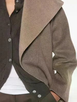 Simkhai Belted Shawl-collar Coat