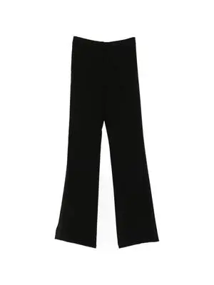 Max Mara Concealed-fastening Trousers - Black