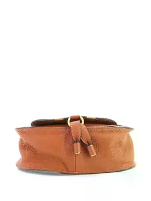 Chloé Marcie Satchel Leather Baby Crossbody Bag - Brown