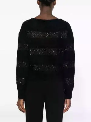 Max Mara Sequin-embellished Sweater